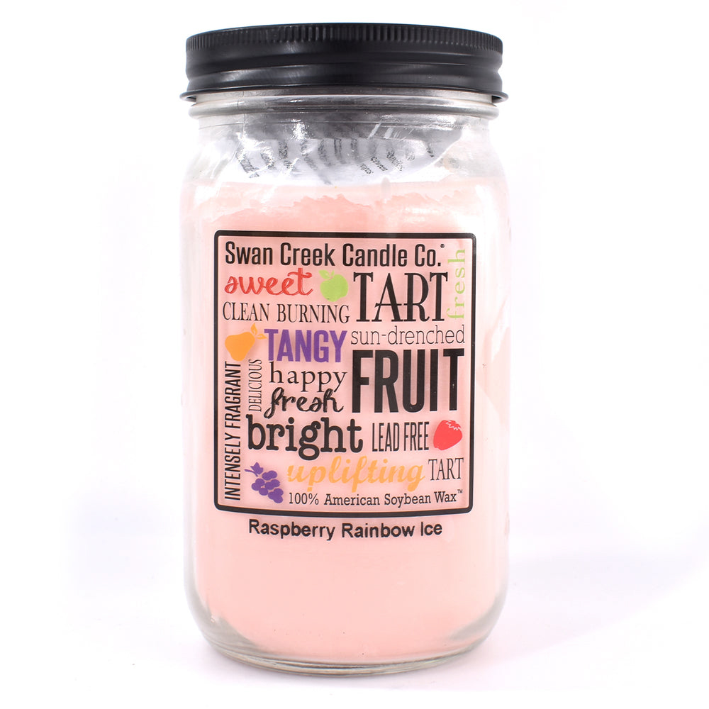 Raspberry Rainbow Ice 24 Oz. Kitchen Pantry Jar Candle