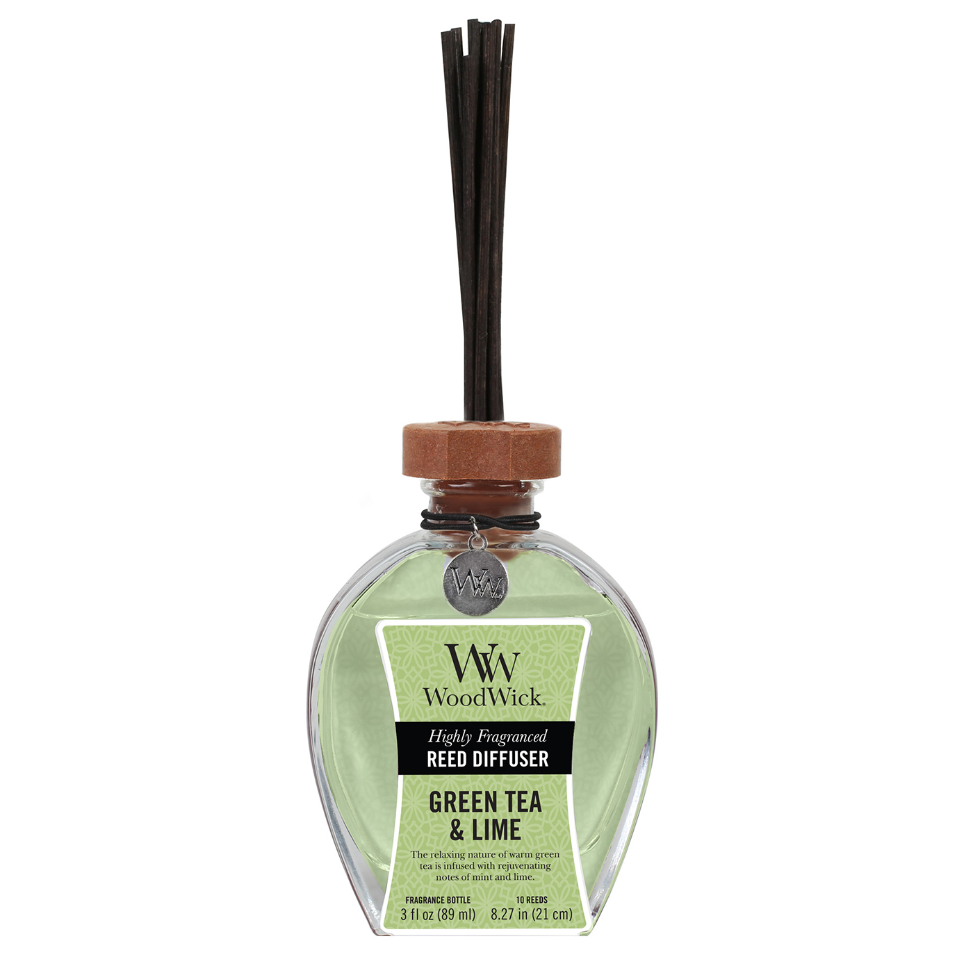 WoodWick Green Tea & Lime 3 oz. Reed Diffuserat Candles To My Door