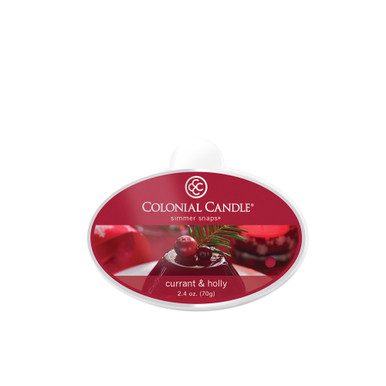 Currant & Holly Simmer Snaps Colonial Candle - Candles To My Door