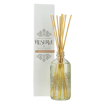 White Tangerine 8 oz. Reed Diffuser by Aspen Bay Candles - Candles To ...