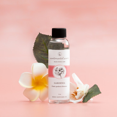 4 oz. Gardenia Reed Diffuser Oil by Scentimental Scents - Candles To My ...