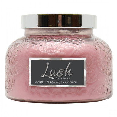 Amber Bergamot Patchouli Lush Candle - Candles To My Door