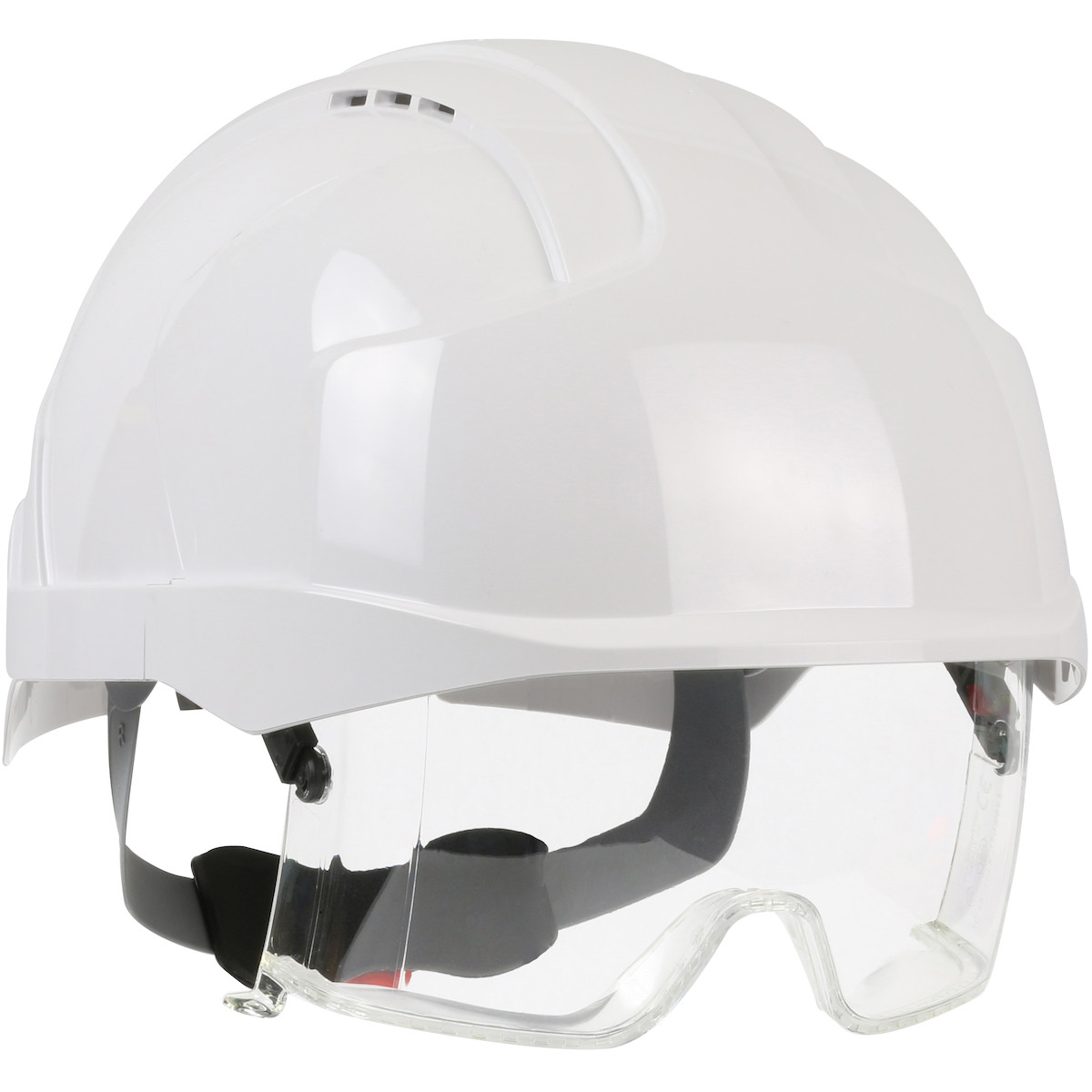 VistaLens Vented ABS Shell, ANSI Z89.1 Type I, Class C, White, - - Size ...