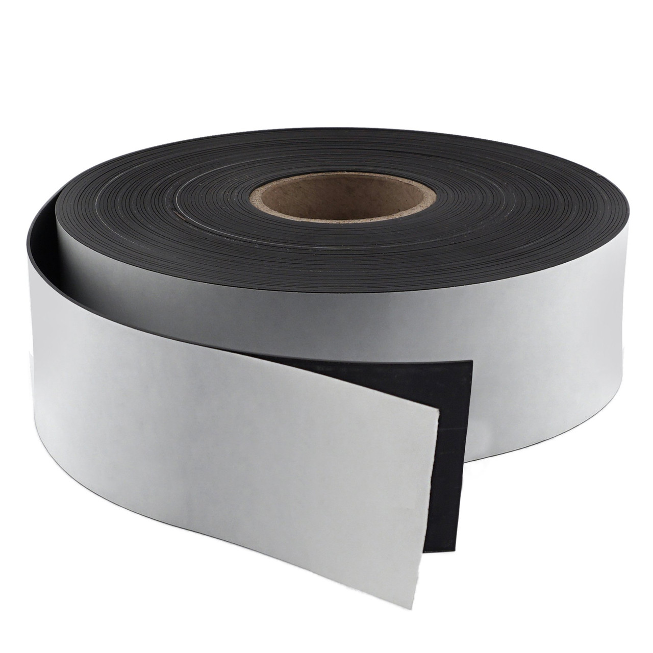 Magnetic Labeling Strip with Adhesive - 100' L x 0.50" W x 0.060" Thk ...