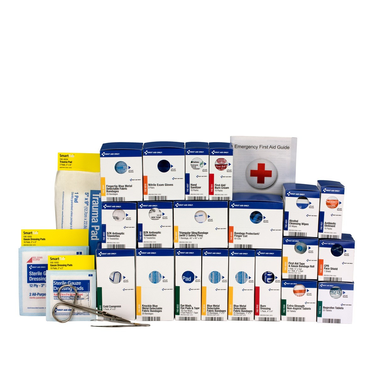 Large SmartCompliance First Aid Food Service First Aid Refill Pack ...