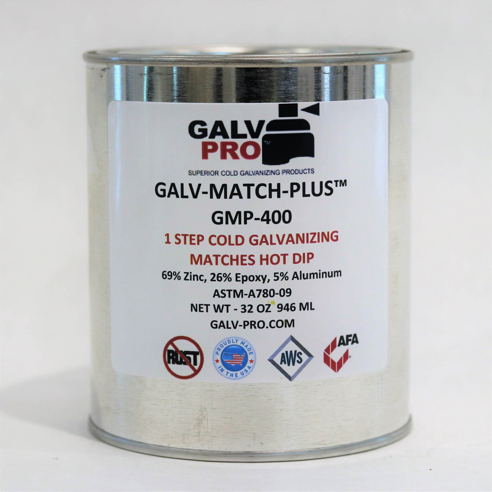 Galv Match Plus, One-Step Galvanizing Coating - Case of 4 Quarts GMP ...