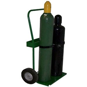 Large Oxygen and Medium Acetylene Cylinder Transport Cart, SC-11 Wheels ...