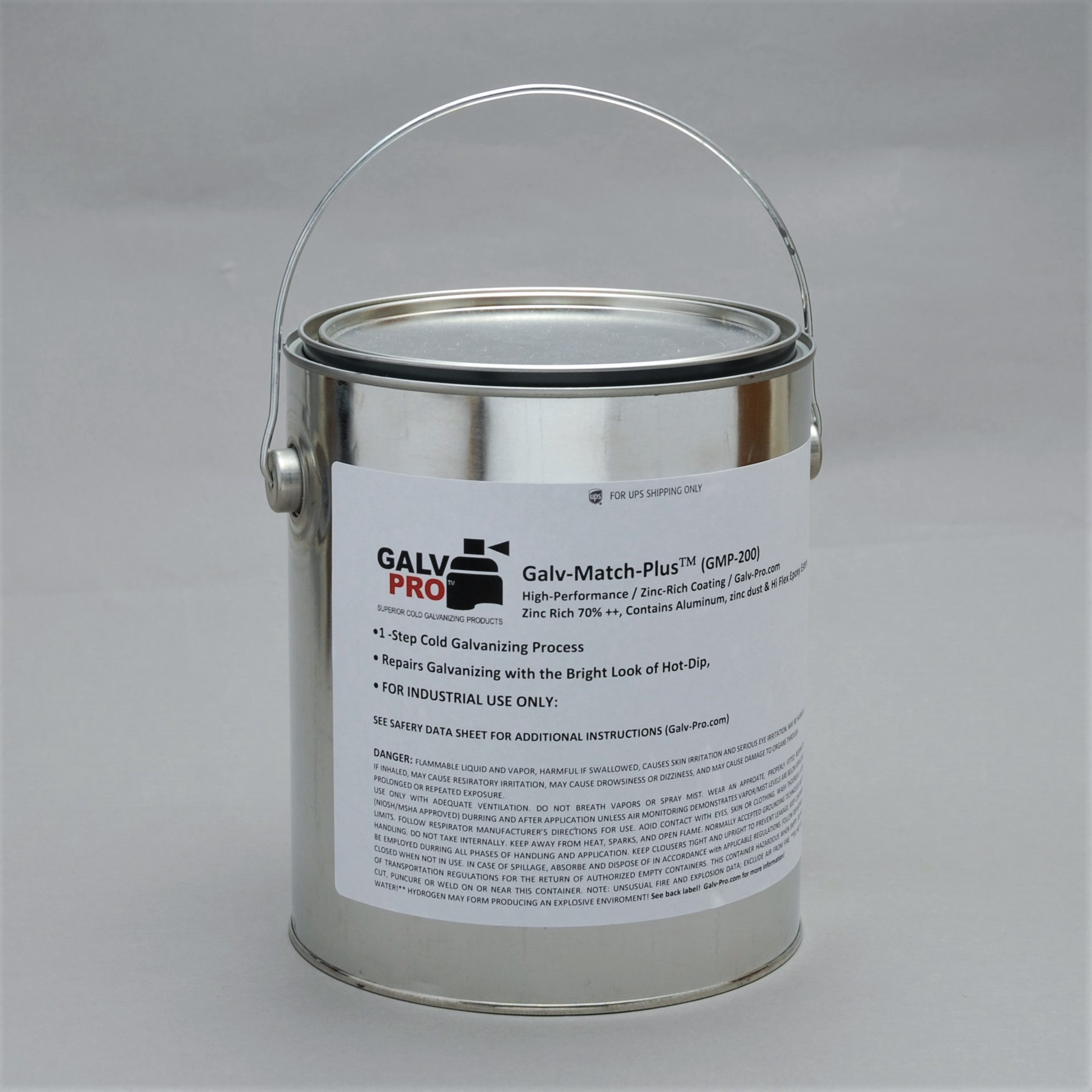 Galv Match Plus, One-Step Galvanizing Coating - 1 Gallon GMP-200 ...