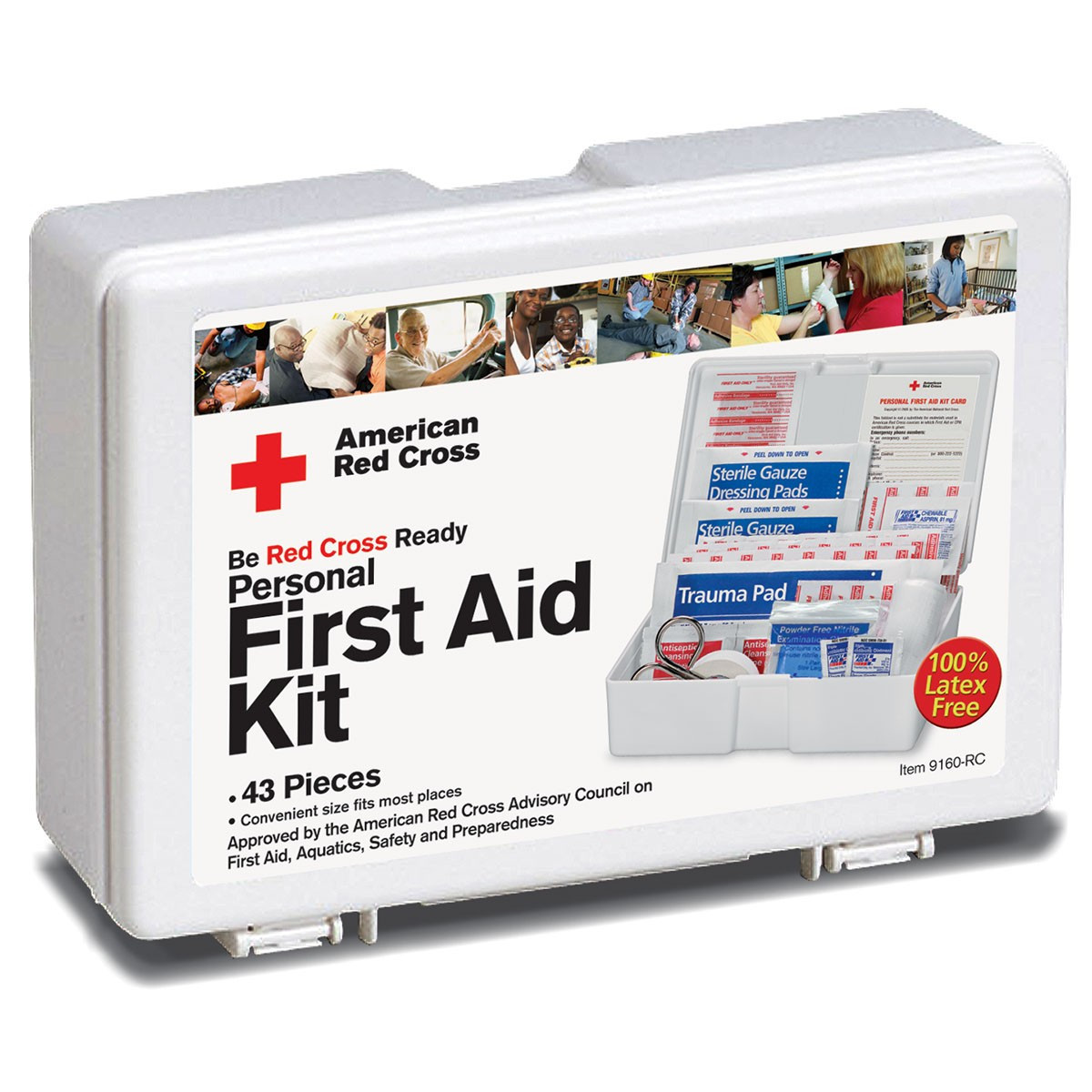 American Red Cross Deluxe Family First Aid Kit 9162-RC - First ...