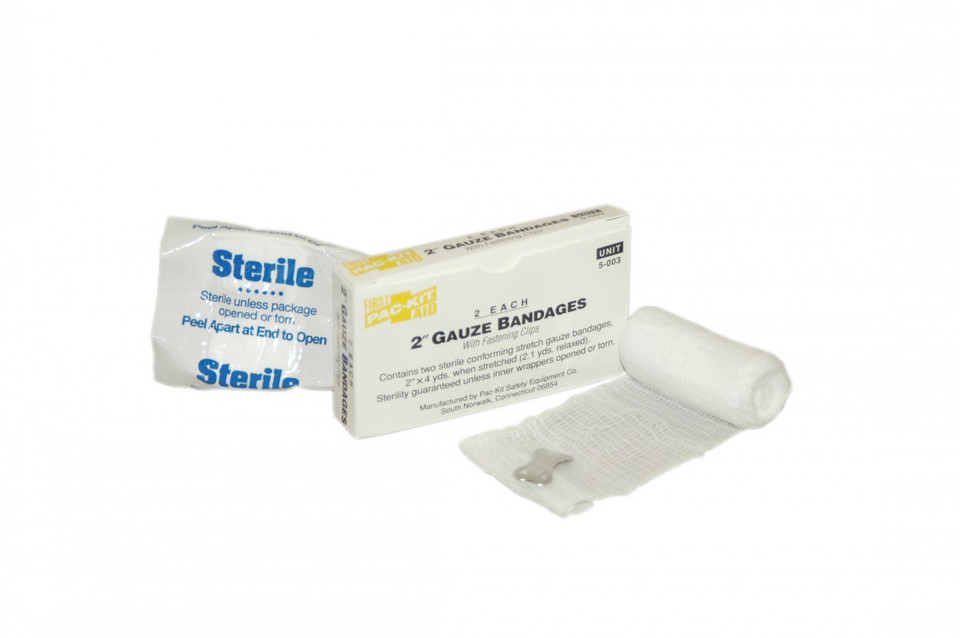 2" Sterile Stretch Gauze Compress, 2 Per box 5-003-001 - First ...