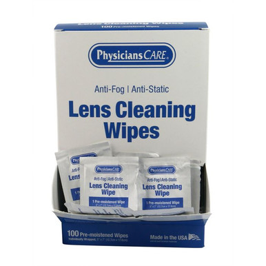 Lens Cleaning Wipes 100/Box 91295 - First Industrial Supplies