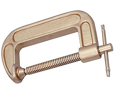 100mm (4") C-Clamp (Aluminum Bronze) EX901-100A - First Industrial Supplies