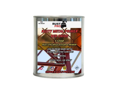 Rust-Pro One Step Rust Converter & Primer - 1 Gallon RO-200 - First ...