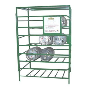 Propane Cylinders Lockable Storage Racks, Sliding Locator Pin, Cylinder ...