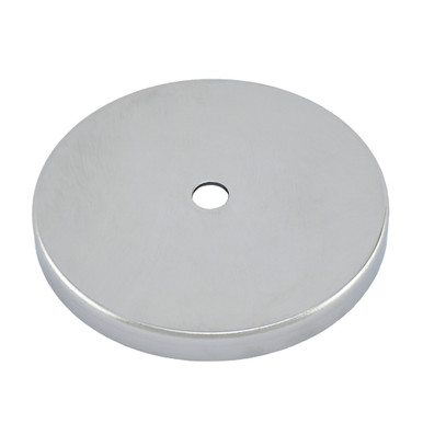 Ceramic Round Base Magnet - 4.90'' Dia. x 0.50'' Thk. w/0.50'' Dia ...
