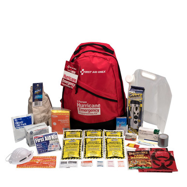 1 Person Emergency Preparedness Hurricane Backpack 91054 - First ...
