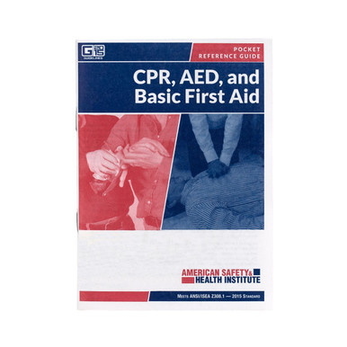 Pocket First Aid Guide, ANSI 2021 21-009-001 - First Industrial Supplies