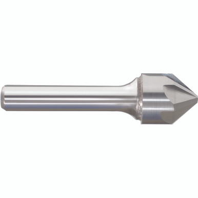 1/8" Cutting Dia. 1/8"Shank Dia, 6 Flute, 82 Degrees, Carbide ...