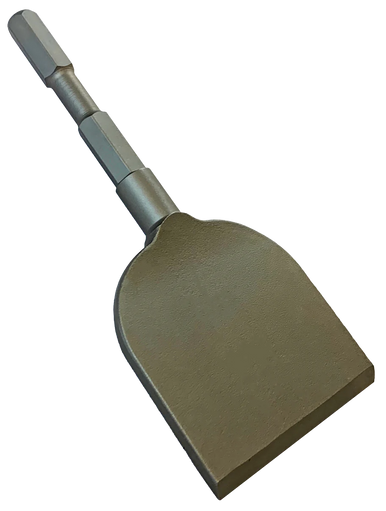 4" Scraper Blade - 19/32" Hex Shank T-760326 - First Industrial Supplies