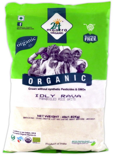 24 Mantra Idli Rava 4l b - Mantra Bazaar