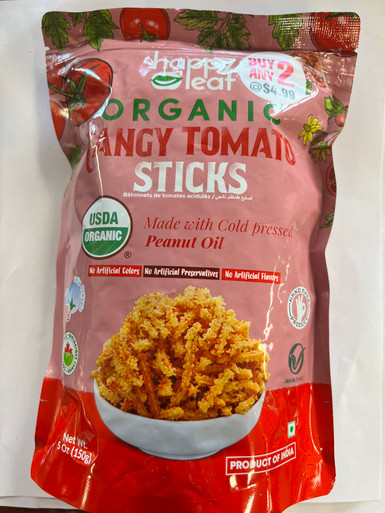 Happy Leaf Snacks - Tangy Tomato Sticks 170g - Mantra Bazaar