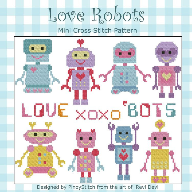 Love Bots (Robots) - PinoyStitch