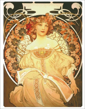 Reverie by Mucha - PinoyStitch
