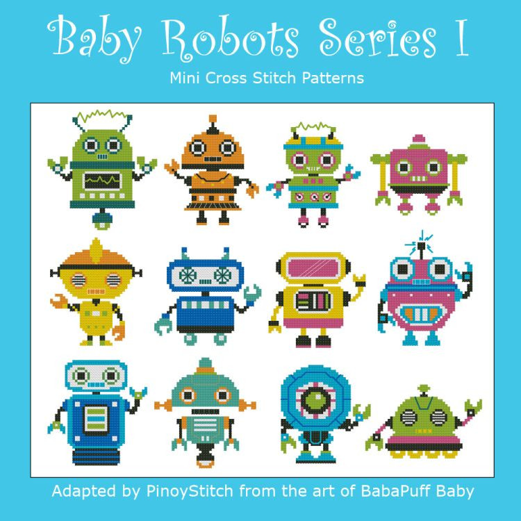 Baby Robots Series I - PinoyStitch