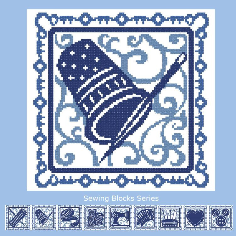 Sewing Blocks: Thimble - PinoyStitch