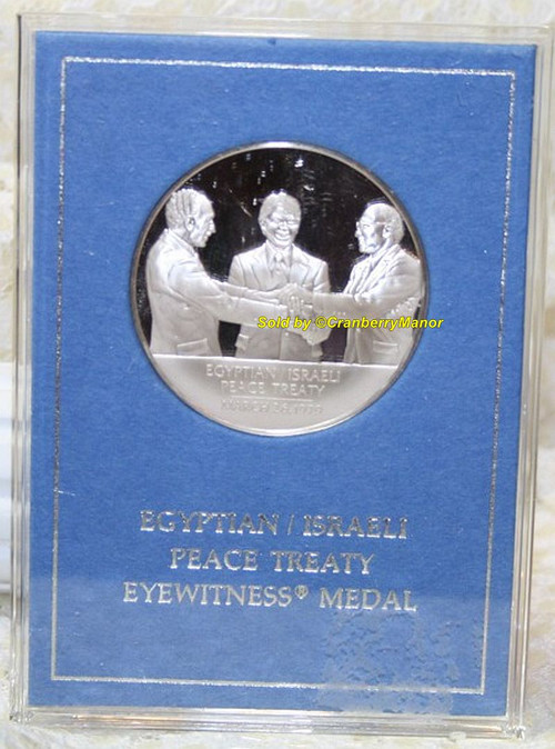 Jimmy Carter Sterling Coin Silver Franklin Mint Eyewitness Medal ...