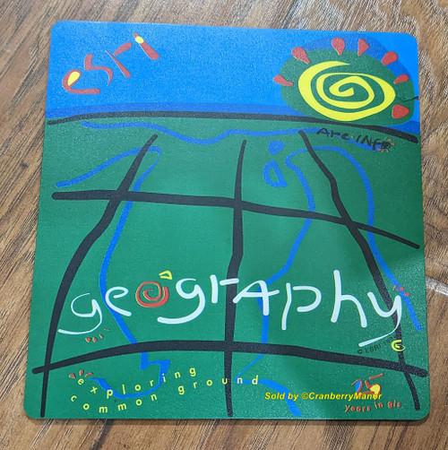 ESRI Geography Mouse Pad 25 Years in GIS Vintage Computer Accessory ...