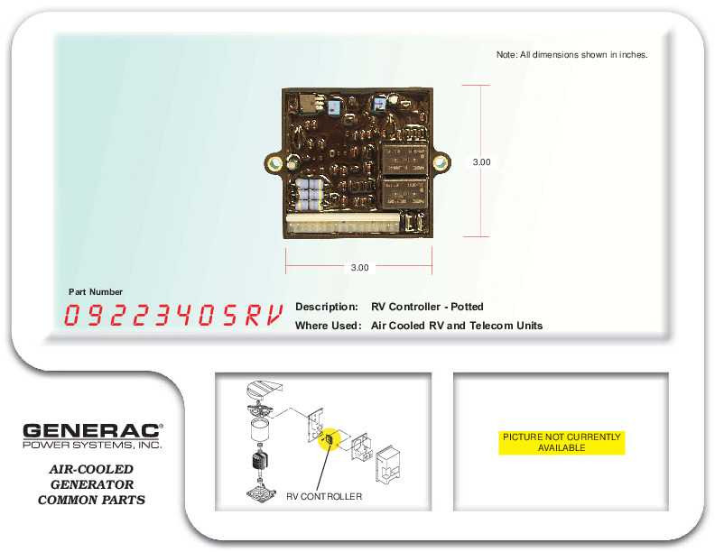 Generac 0922340SRV Controller Assembly | Generator Magic