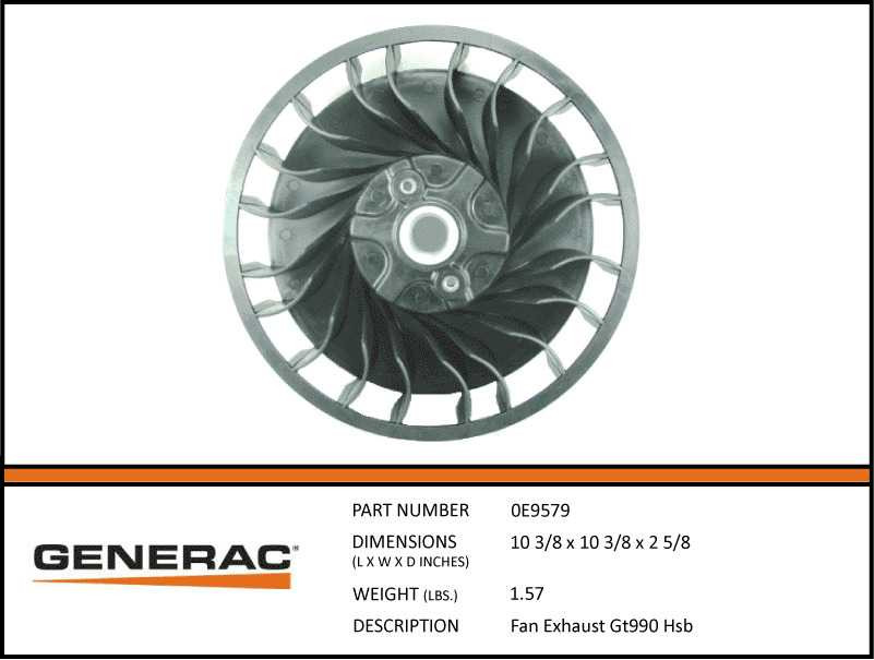 Generac 0E9579 Exhaust Fan | Generator Magic