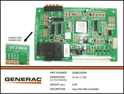 Generac 0H6680D Nexus Control Panel
