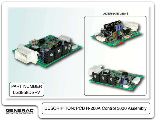 Generac 0G3958DSRV 3600 RPM Controller | Generator Magic