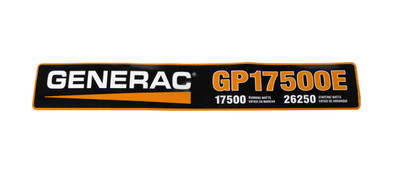 Generac 0H0681A Fuel Tank Decal