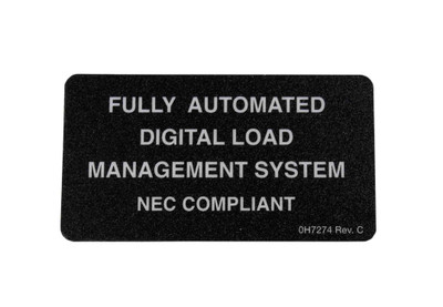 Generac 0H7274 Nec Compliance Decal | Generator Magic