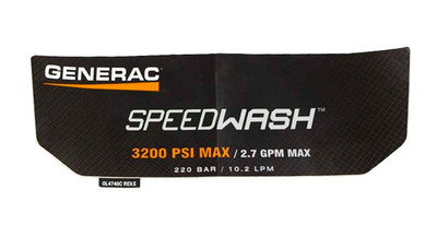 Generac 0L4740C Nozzle Billboard 3200 Decal