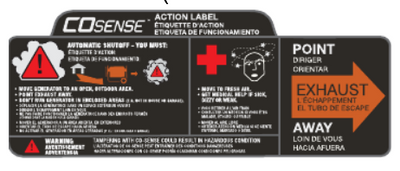 Generac 10000033027 Decal