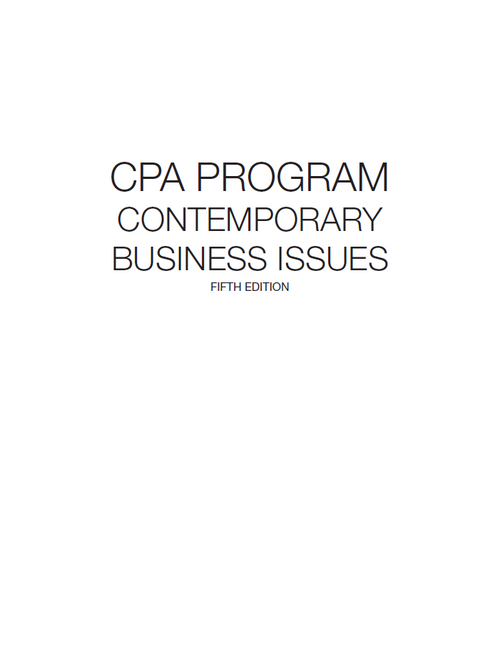 CPA®* CBI 2025 Contemporary Business Issues Exam Index - Exam Index CPA®* CBI 2025 Contemporary Business Issues Exam Index - Exam Index