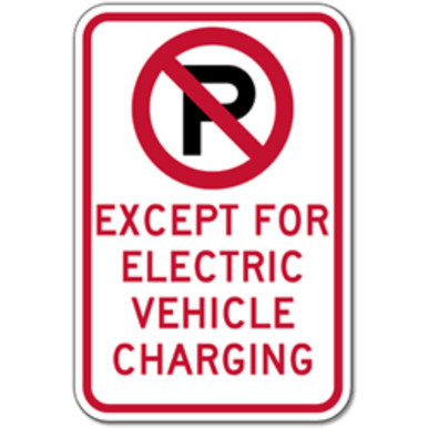 PowerCharge EVCS-A34 | EV Parking Sign | Free Shipping