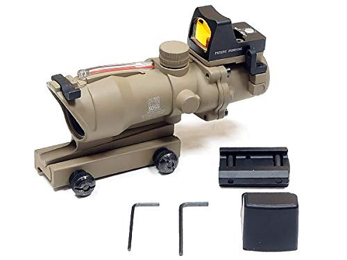 Trijicon ACOG TA31-ECOS-G 4x32 Dark Earth 4x scope with dot sight ...