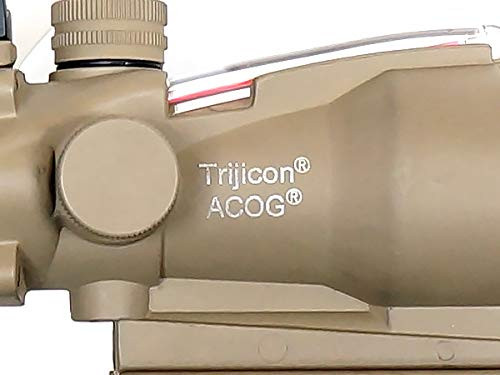Trijicon ACOG TA31-ECOS-G 4x32 Dark Earth 4x scope with dot sight ...