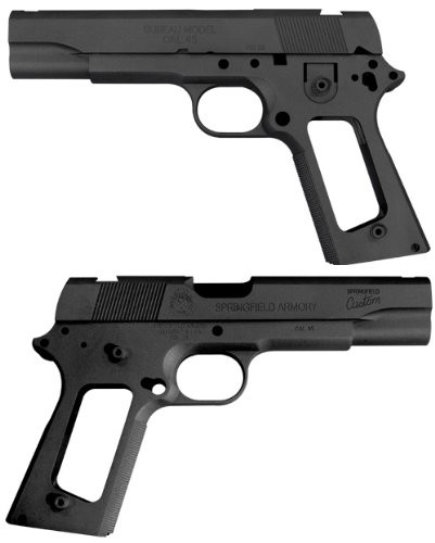 GUARDER Aluminum Slide & Frame Kit with Spring Field Engraving for ...