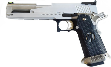 AW CUSTOM Hi-Capa 2011 Race Gun GBB Airsoft gun Silver AW-HX2202