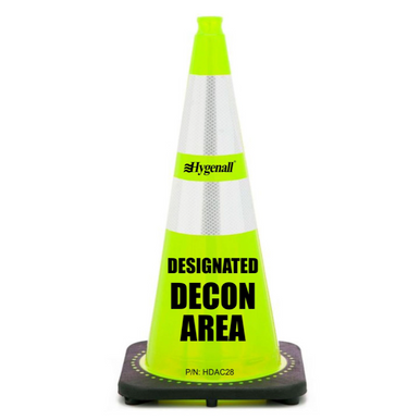 Hygenall Firefighter Designated Decon Area (DDA) Cones - Case of 4 Cones