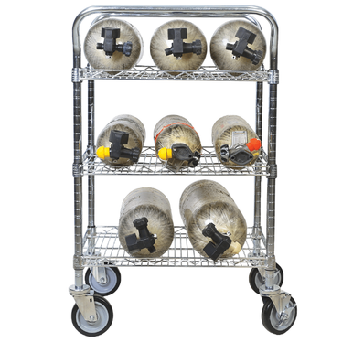 Ready Rack Mobile Red Rack, Single Side