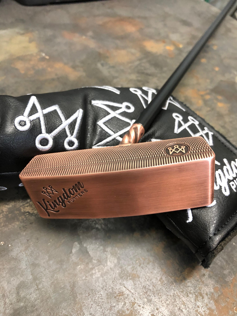 Copper Kingdom Putter Center Shaft with Mokume Madalian - CNC Creations