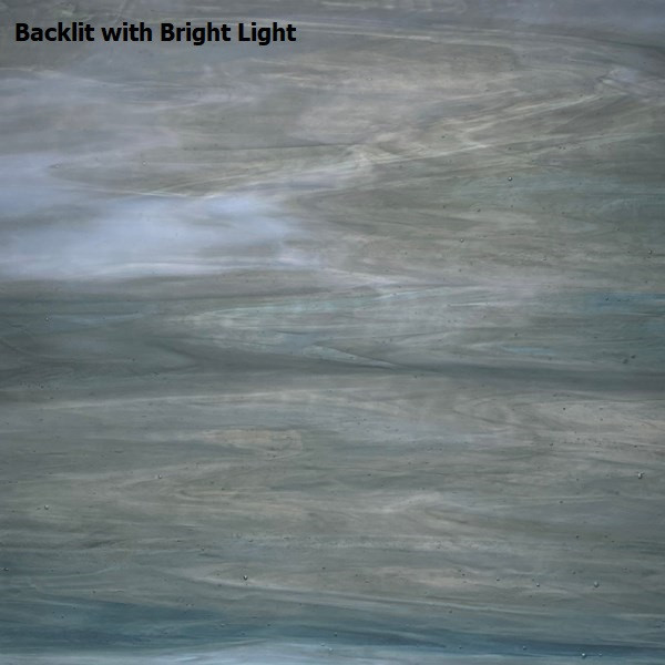 Medium Gray Opal Swirled with Dark Gray (566L-6) | National Stained Glass