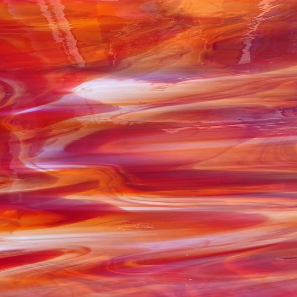 Red & White Translucent Glass | National Stained Glass